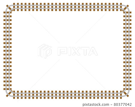 Railroad frame - Stock Illustration [80377042] - PIXTA