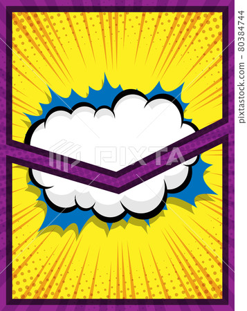 abstract comic book pop art speech bubble - Stock Illustration ...