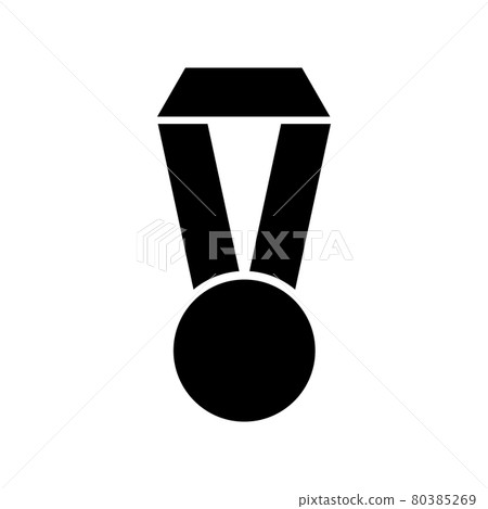 Medal pictogram - Stock Illustration [80385269] - PIXTA