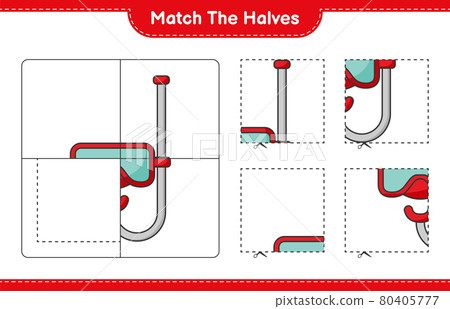 Match the halves. Match halves of Scuba Diving... - Stock Illustration ...