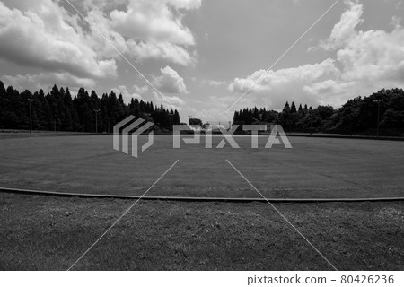 Black And White Baseball Field Background