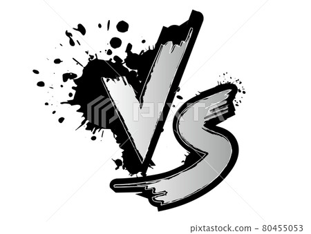 American comic style confrontation battle VS - Stock Illustration ...