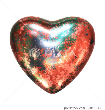 3D render scratched steampunk style corroded... - Stock Illustration ...