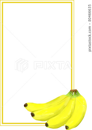 Banana frame illustration - Stock Illustration [80466635] - PIXTA