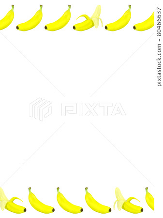 Banana frame illustration - Stock Illustration [80466637] - PIXTA