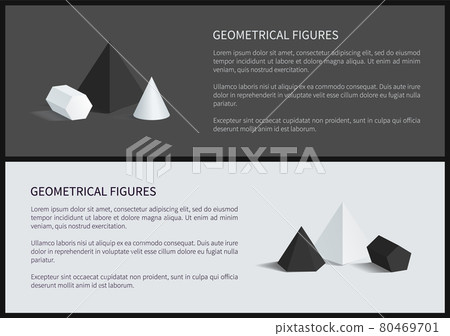 Geometrical Figures 3D Set Vector Illustration - Stock Illustration ...