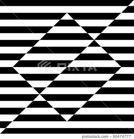 Abstract geometric design. Striped lines pattern. - Stock Illustration ...