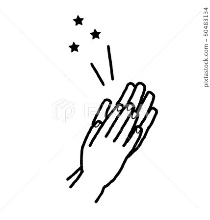 Clapping Hands Coloring Page Shout With Joy Coloring Page Etsy