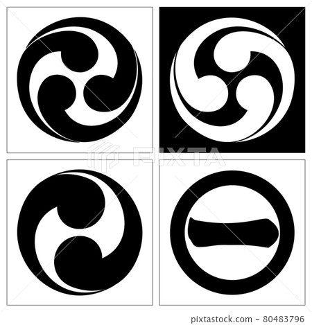 Shimotsuke Province Daimyo, the family crest of... - Stock Illustration ...