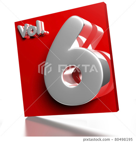 Vol 6 3D. - Stock Illustration [80498195] - PIXTA