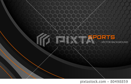 Abstract dark gray sports background with... - Stock Illustration ...