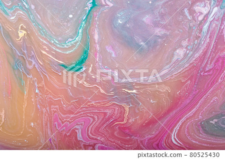 Abstract pattern of liquid mixed oil paints. - Stock Illustration ...