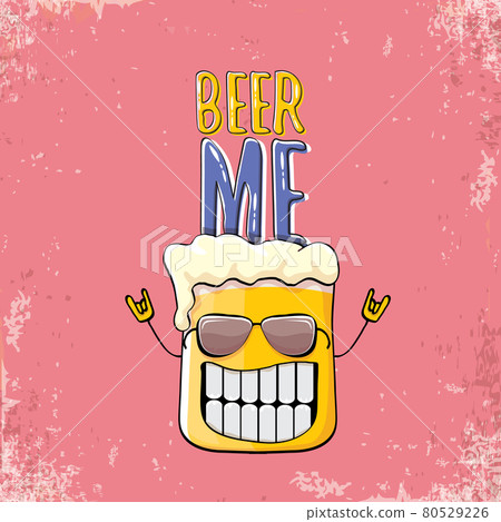 BEER ME vector illustration or summer poster.... - Stock Illustration ...