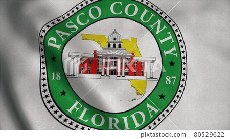 Pasco flag, county of the state of Florida,...-插圖素材 [80529622] - PIXTA圖庫