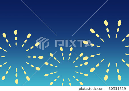 Fireworks background rectangle - Stock Illustration [80531819] - PIXTA