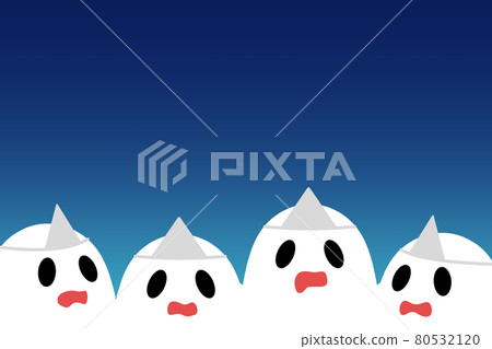 Ghost background rectangular simple - Stock Illustration [80532120] - PIXTA