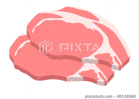 Pork loin - Stock Illustration [80538960] - PIXTA