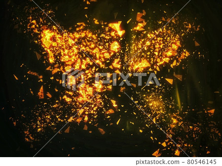 Illustration of scattered light particles - Stock Illustration ...