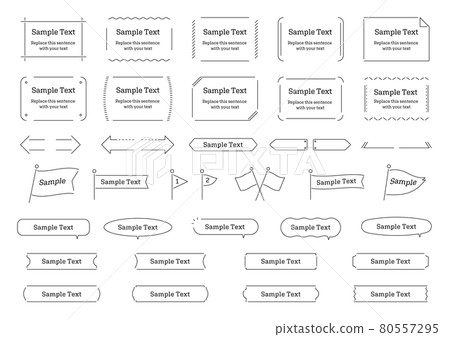 Simple line frame / decorative rule - Stock Illustration [80557295] - PIXTA