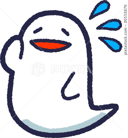 Embarrassed ghost - Stock Illustration [80558876] - PIXTA