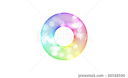 Superposition of circles - Stock Illustration [80588500] - PIXTA