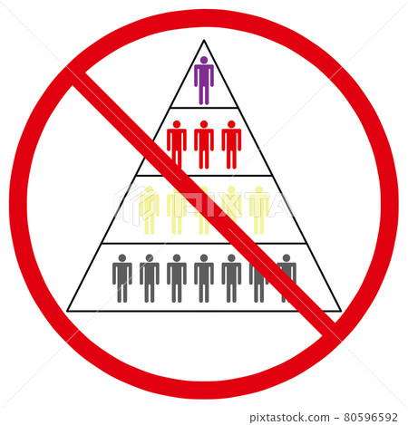 Caste prohibited mark - Stock Illustration [80596592] - PIXTA