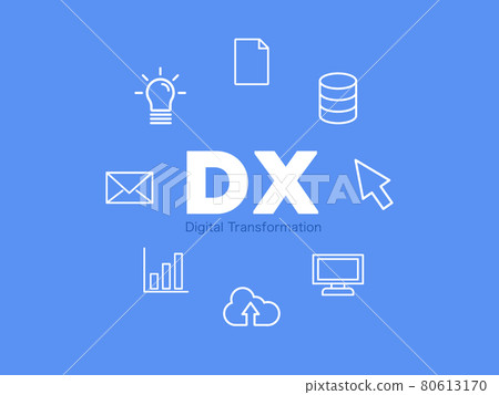 DX icon image - Stock Illustration [80613170] - PIXTA