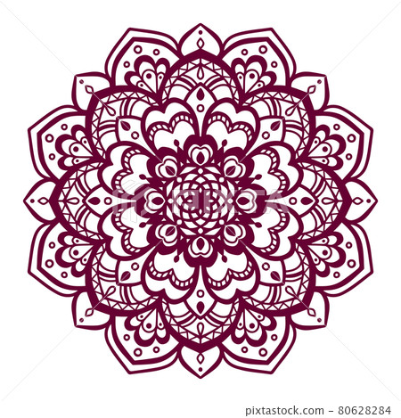 mandala, concentration, ability to concentrate - Stock Illustration ...