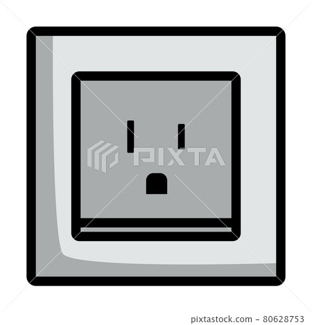 USA Electrical Socket Icon - Stock Illustration [80628753] - PIXTA