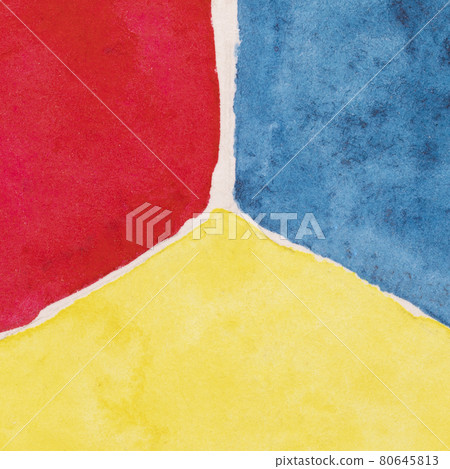 Red, blue, yellow as three base colors in... - Stock Illustration ...