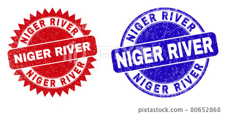 NIGER RIVER Round and Rosette Watermarks with...-插圖素材 [80652868] - PIXTA圖庫