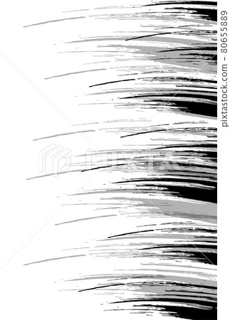 Brush character ink faint background - Stock Illustration [80655889 ...