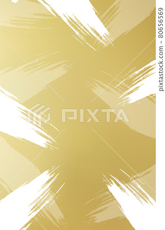 Brush character gold faint background - Stock Illustration [80656569 ...