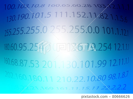 Gradient background with randomly arranged IP... - Stock Illustration ...