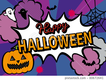 American comic style Halloween design - Stock Illustration [80672641 ...