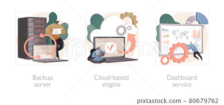Information management abstract concept vector... - Stock Illustration ...