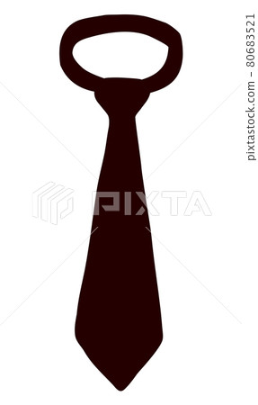 Tie. Vector drawing - Stock Illustration [80683521] - PIXTA