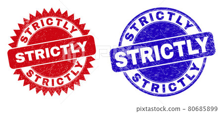 STRICTLY Rounded and Rosette Watermarks with... - Stock Illustration ...