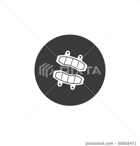 disc brake pads icon vector illustration design... - Stock Illustration ...