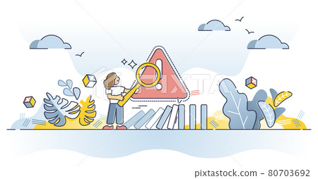 Identify problem, report and fix it as action... - Stock Illustration ...