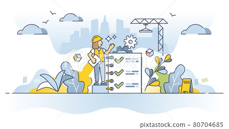 Work safety regulations and worker security...-插圖素材 [80704685] - PIXTA圖庫