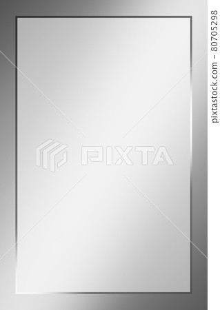 Metal background vertical position silver frame - Stock Illustration ...