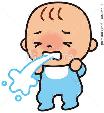 milk, vomit, puke - Stock Illustration [80705307] - PIXTA