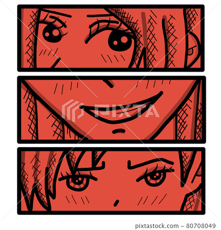 Manga style. Japanese cartoon Comic concept.... - Stock Illustration ...