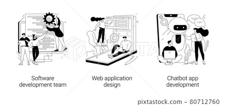 Professional programming abstract concept... - Stock Illustration ...