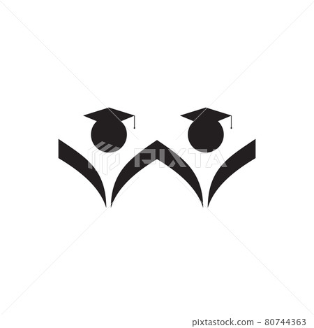 Bachelor icon logo design template - Stock Illustration [80744363] - PIXTA