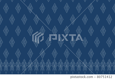 Blue Fabric pattern design concept. - Stock Illustration [80751412] - PIXTA
