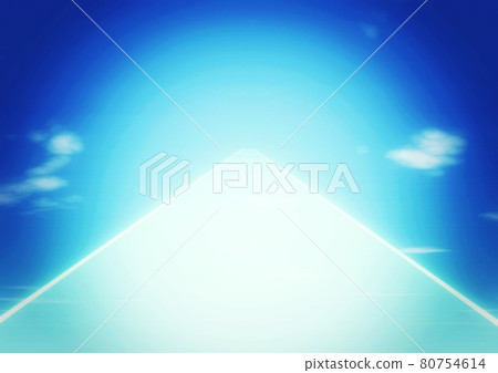 Illustration of the path of light shining in... - Stock Illustration ...