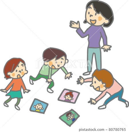 Kids Card Games Clip Art