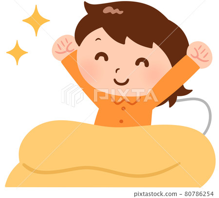 Girls getting up - Stock Illustration [80786254] - PIXTA